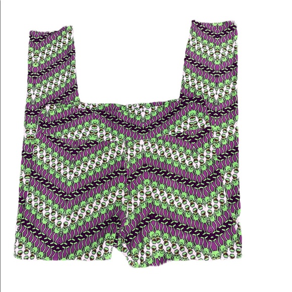 LuLaRoe | Pants & Jumpsuits | Lula Roe Tc Kermit The Frog Leggings ...